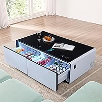 Amazon.com: LIVTAB Smart Coffee Table, 27.8" D x 51" W x 18.1" H ...