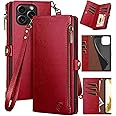 Amazon.com: XcaseBar compatible with iPhone 16 Pro Max 6.9" Wallet case with Zipper Credit Card ...