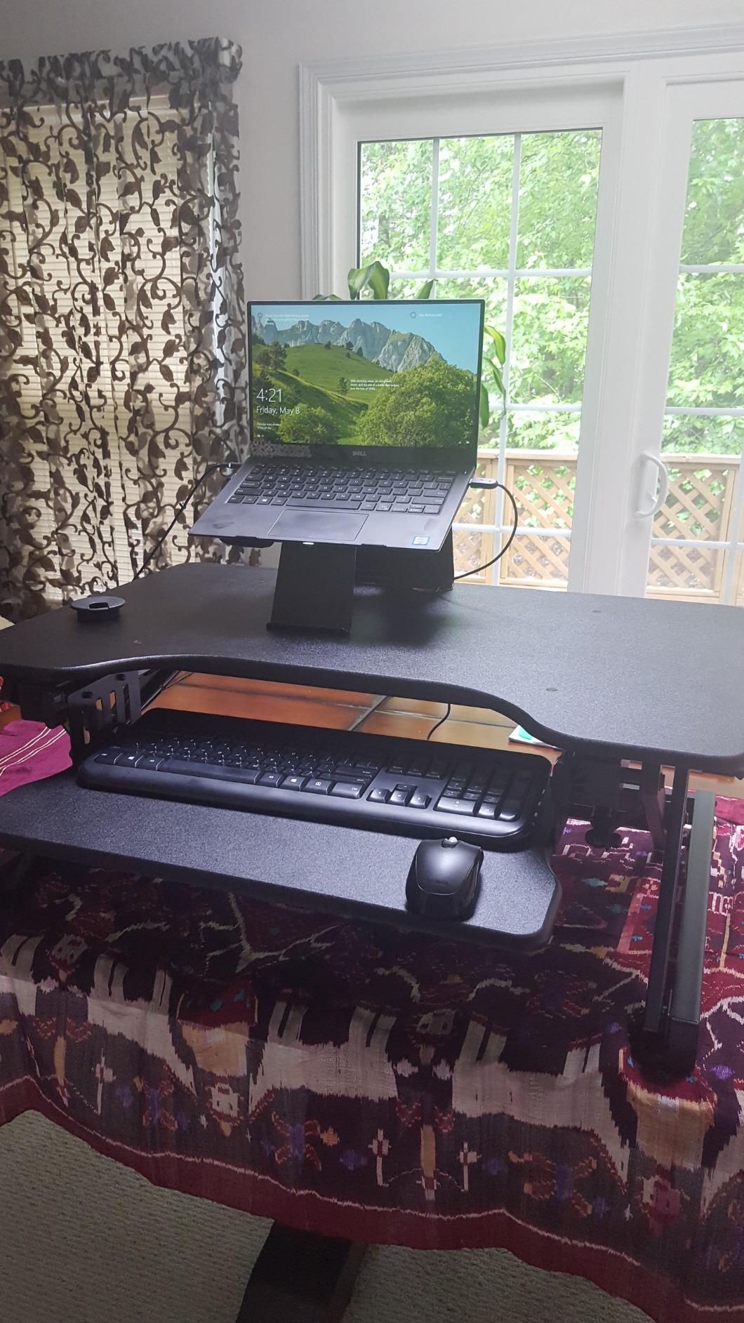 $31/mo - Finance Rocelco 32" Height Adjustable Standing Desk Converter ...