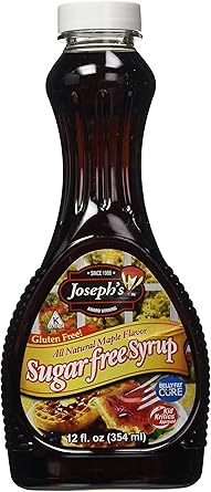 Josephs sugar Free All Natural maple syrup (354ml): Amazon.co.uk: Grocery
