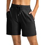 SANTINY Women's Hiking Cargo Shorts Quick Dry Lightweight Summer Shorts ...