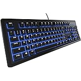 Amazon.com: SteelSeries Apex 100 Gaming Keyboard - Tactile & Silent ...