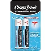Amazon.com : ChapStick Classic Medicated Lip Balm Tubes, Chapped Lips ...