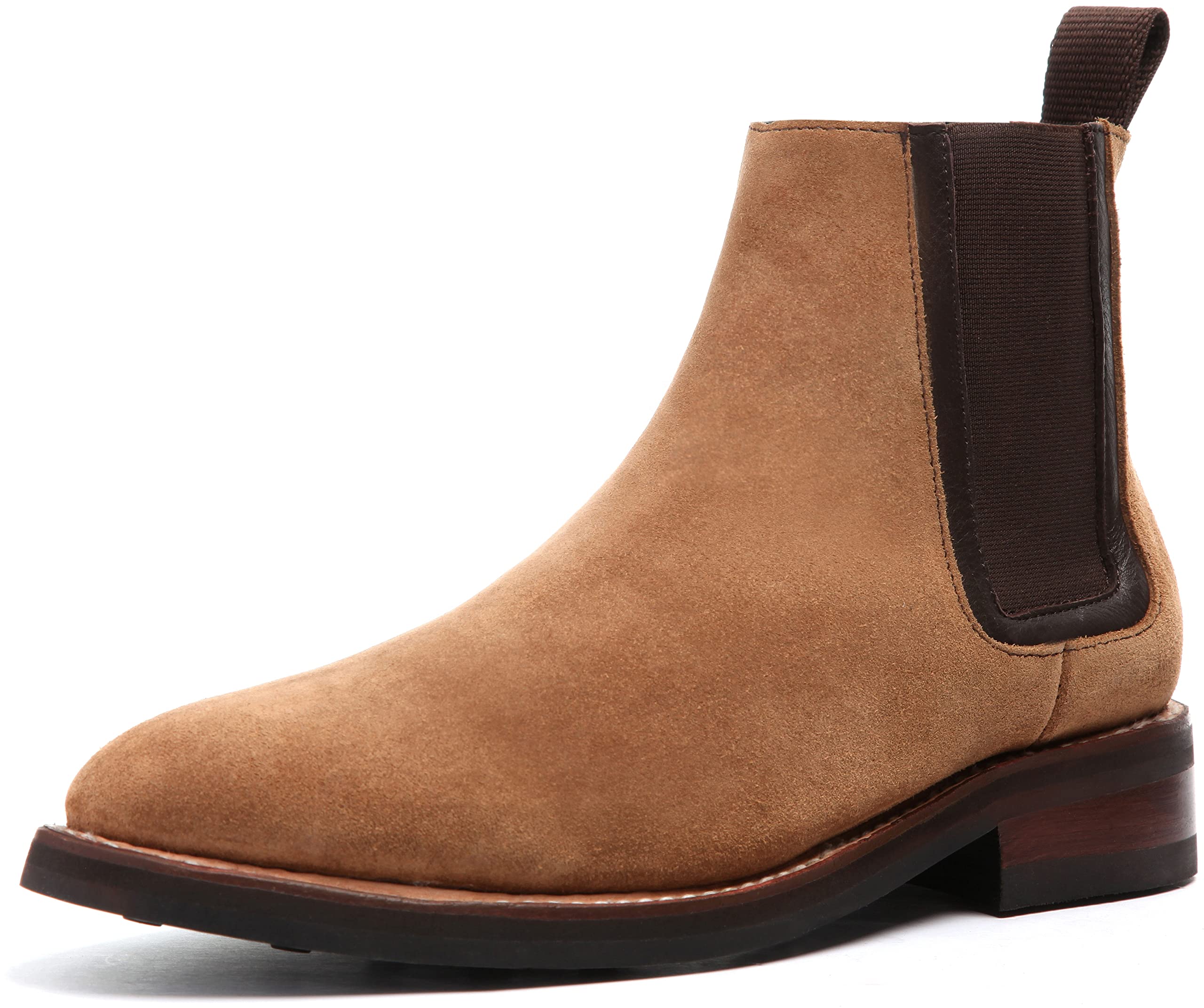 Thursday Boot Company Men's Duke Chelsea Leather Boot, Honey Suede, 14 ...