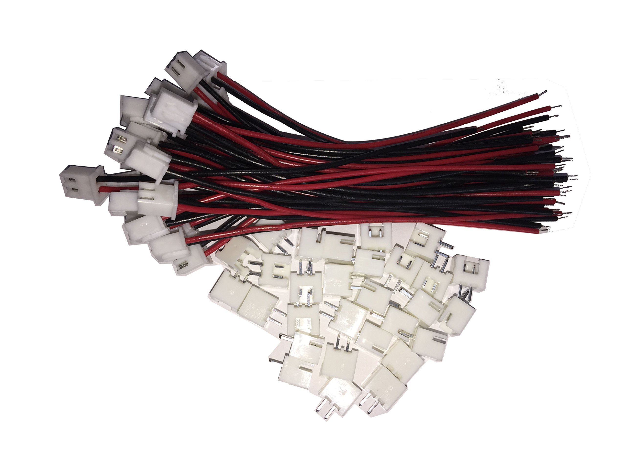 Mua 30 PCS 2 PIN JST XH Female Connector on One Side - 100mm 1007 26 ...