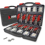 Amazon.com: AKM 261Pc Thread Repair Kit, HSS Drill Helicoil Repair Kit SAE&Metric，1/4" 5/16" 3/8 ...