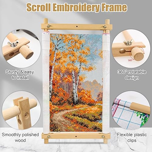 Cross Stitch Scroll Frame
