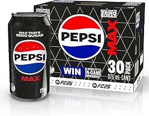 Pepsi Max Zero Sugar Cola Soft Drink, 30 x 375ml : Amazon.com.au: Everything Else