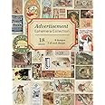 Advertisement Ephemera Collection: 18 sheets - over 150 vintage colored ...