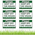 Amazon.com : Juexica 6 Pcs Please Keep off Grass Sign Plastic Lawn ...