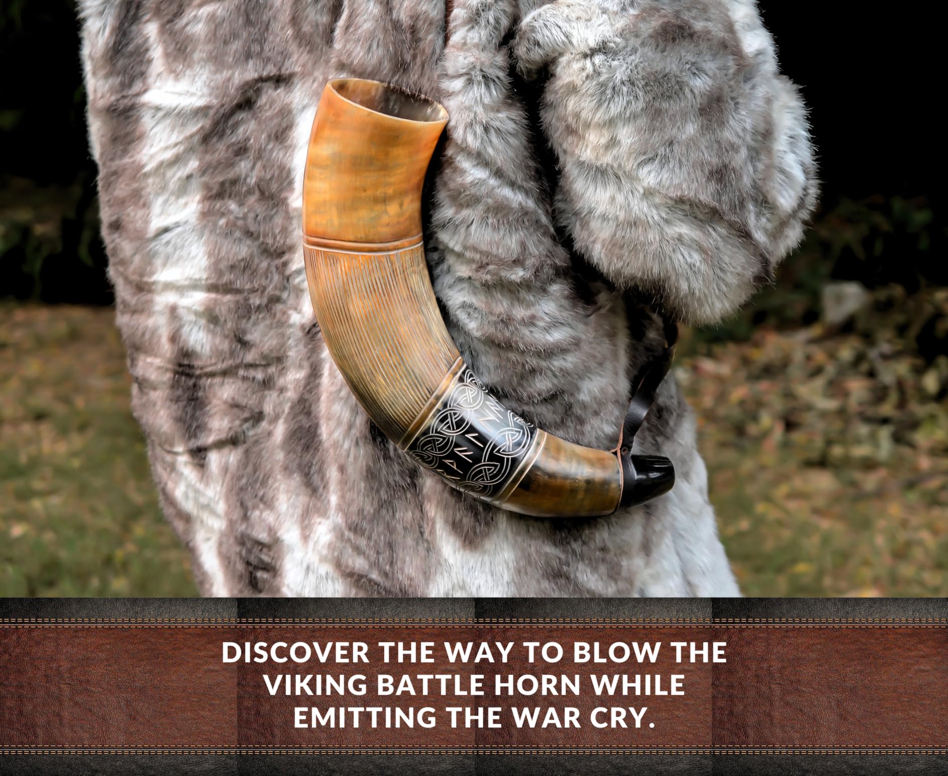 Mua NORSE EMPIRE Viking Blowing Horn with Horn Whistle - Handcrafted Ox ...