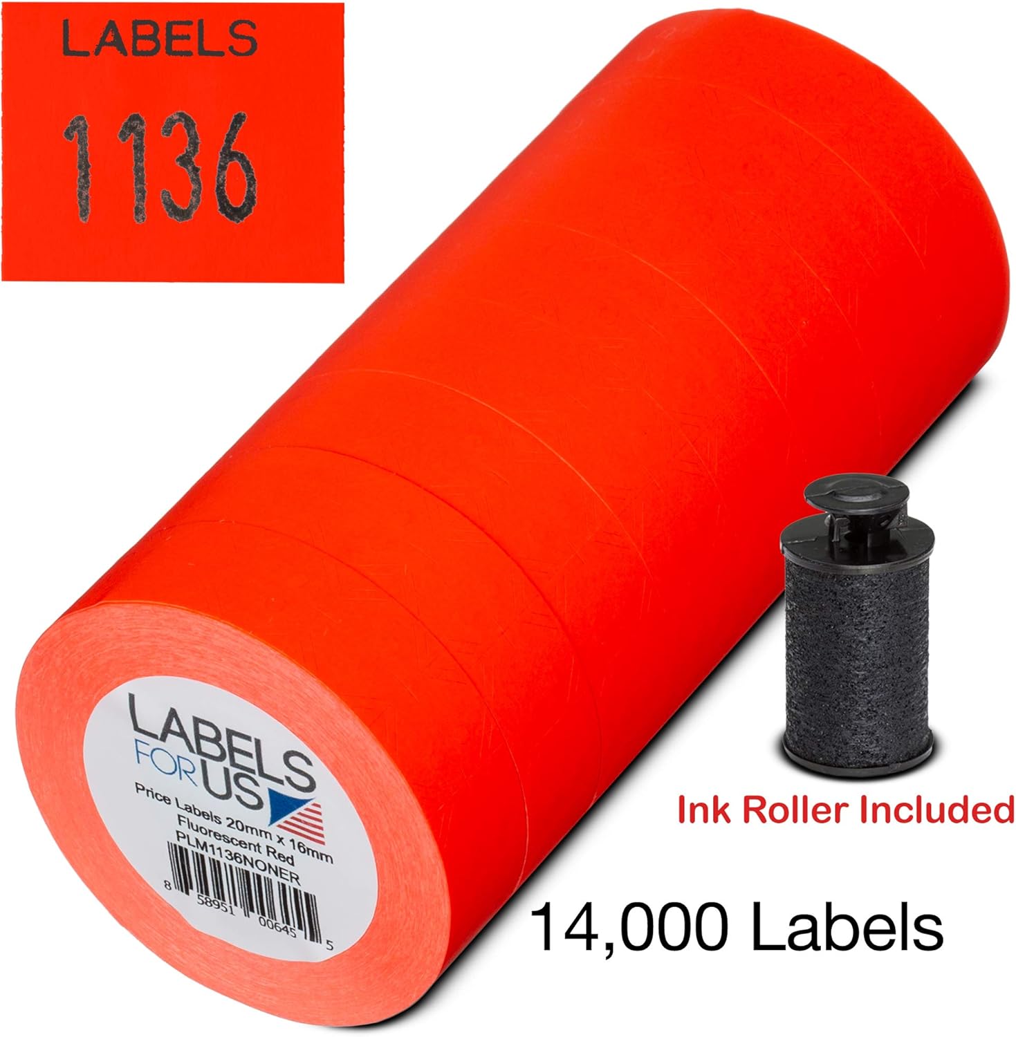 Amazon.com : Labels for The Monarch 1136 Price Gun - Fluorescent Red ...