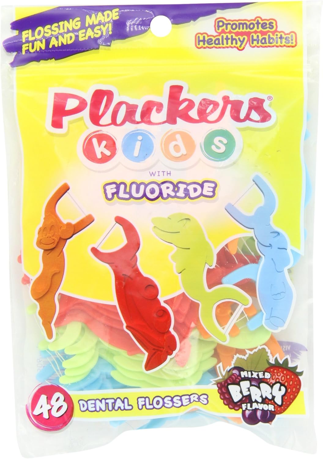 Plackers Kids 1st Flossers 48 ea: Amazon.co.uk: Health & Personal Care