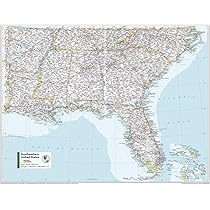 Southeastern Usa Blank Maps