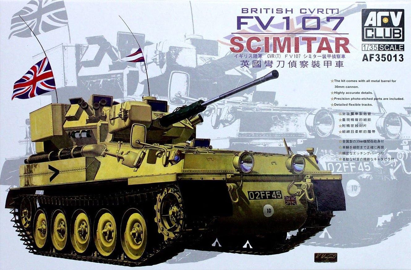 AFV Club 3513 Scimitar CVR(T) FV107 1:35 Plastic Kit: Amazon.co.uk ...