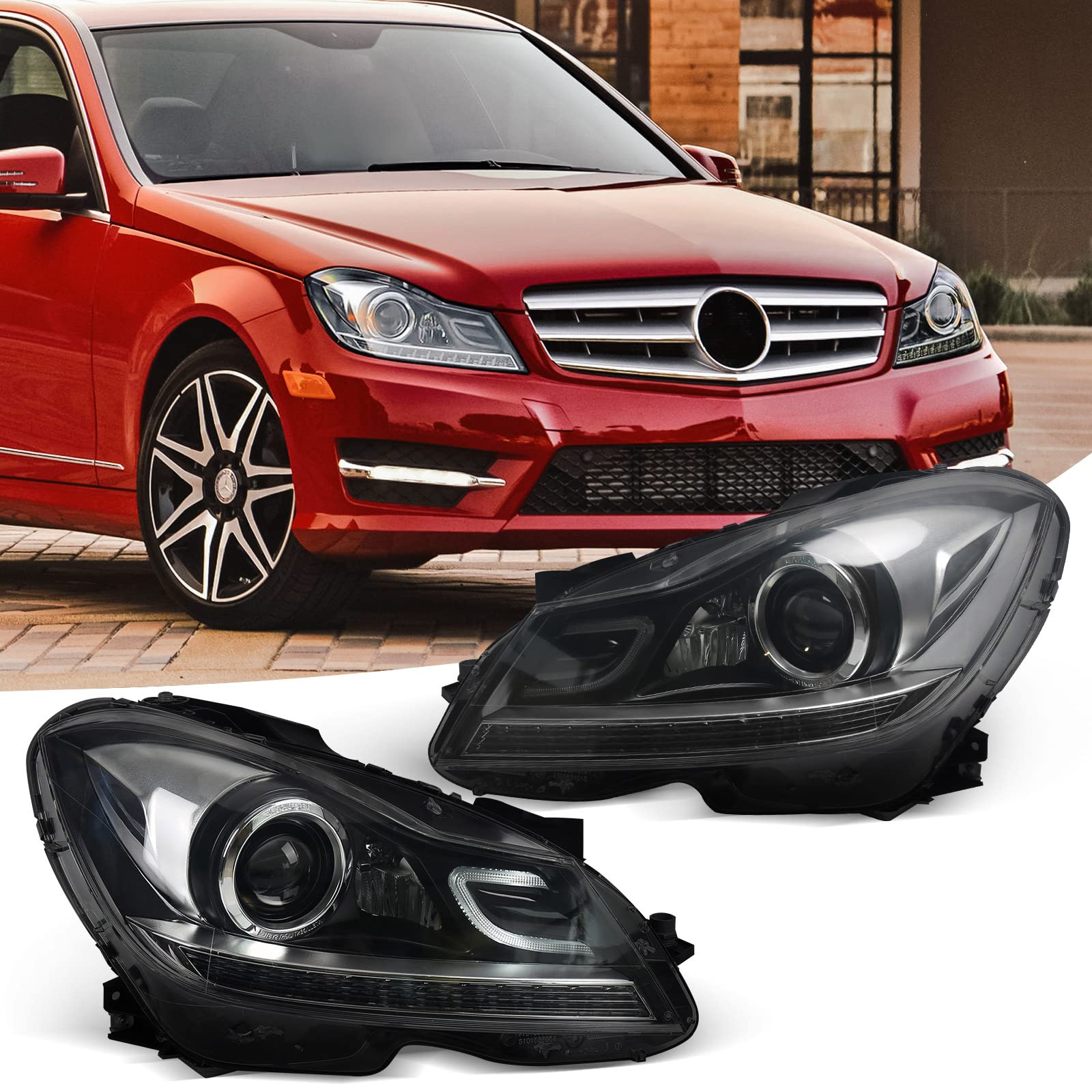 Mua Huray Headlight Assembly [Only for Halogen Type] For Mercedes-Benz ...