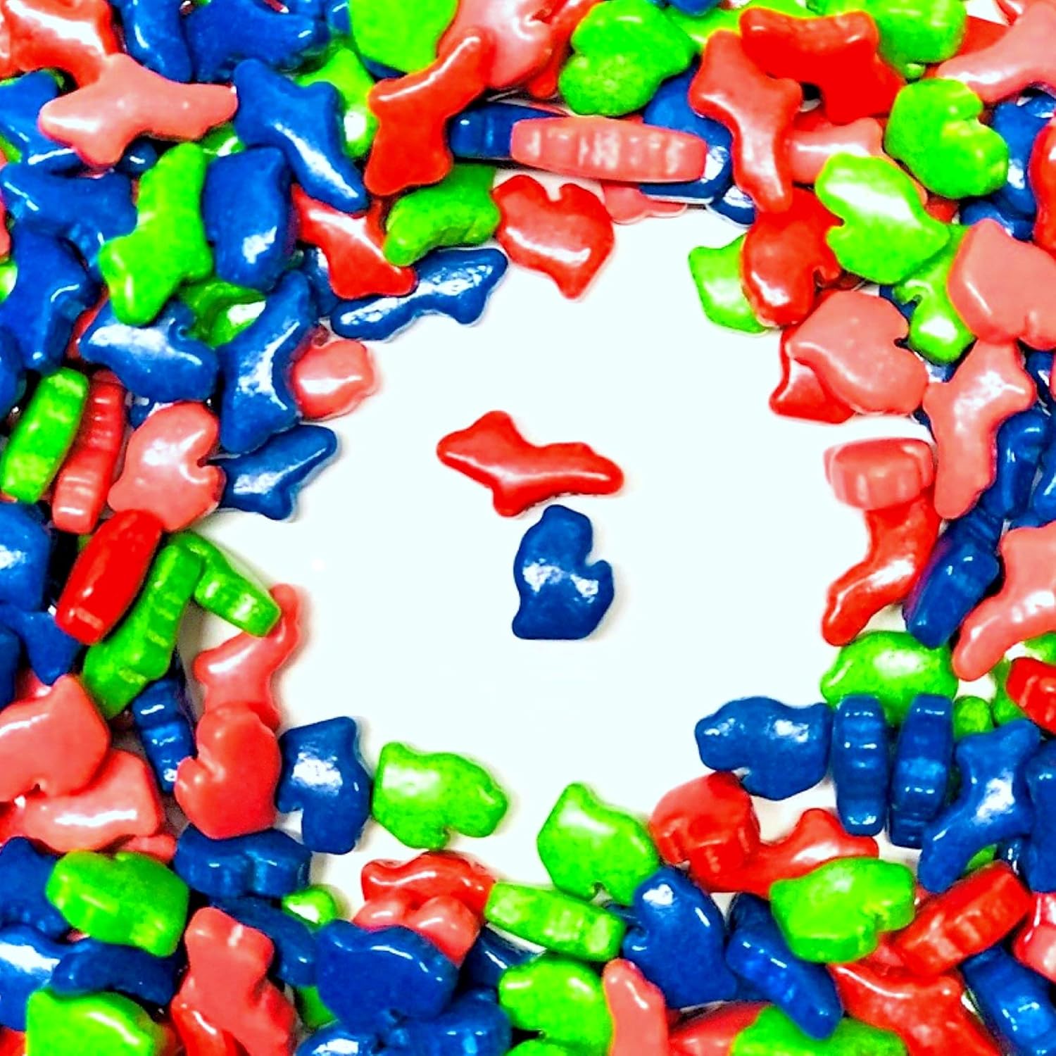 Amazon.com : Michi-Minis Shurms Candy Bulk Michigan Shaped Fruit ...