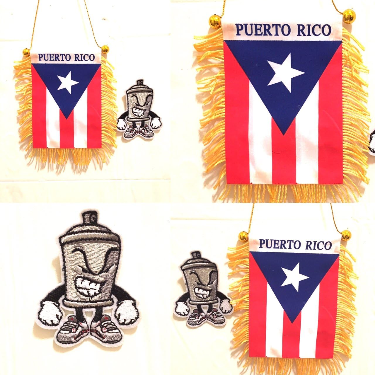 Amazon.com : Puerto Rico Style, Boricua Designs, Puerto Rican Mini ...