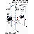 Amazon.com: TDS Mega 1000 lb Rated WHITE Power Squat Rack, 1.25” Dia ...