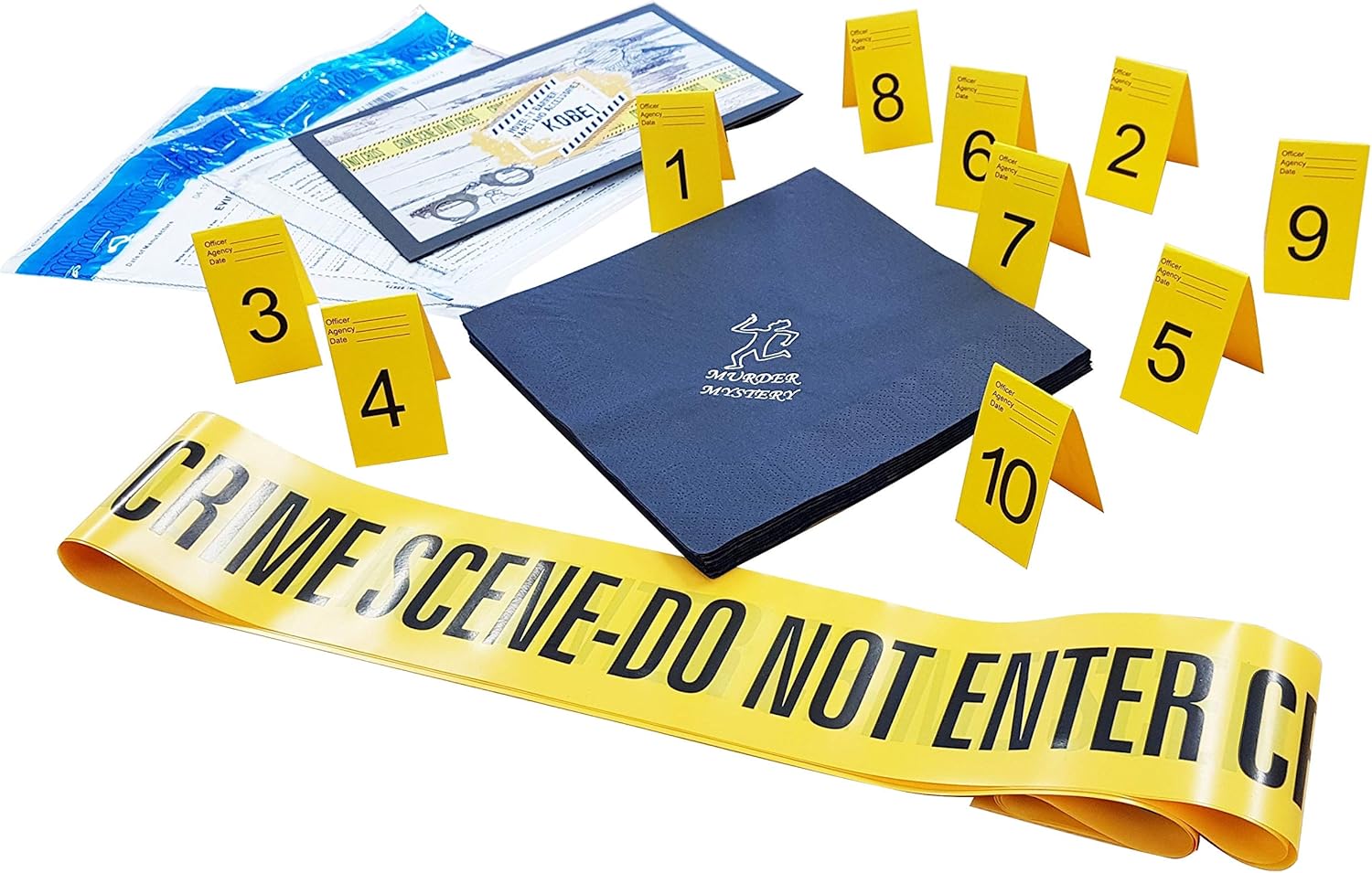 Kobe1 Crime Scene Murder Mystery Dinner Party Kit – Photo Evidence ...