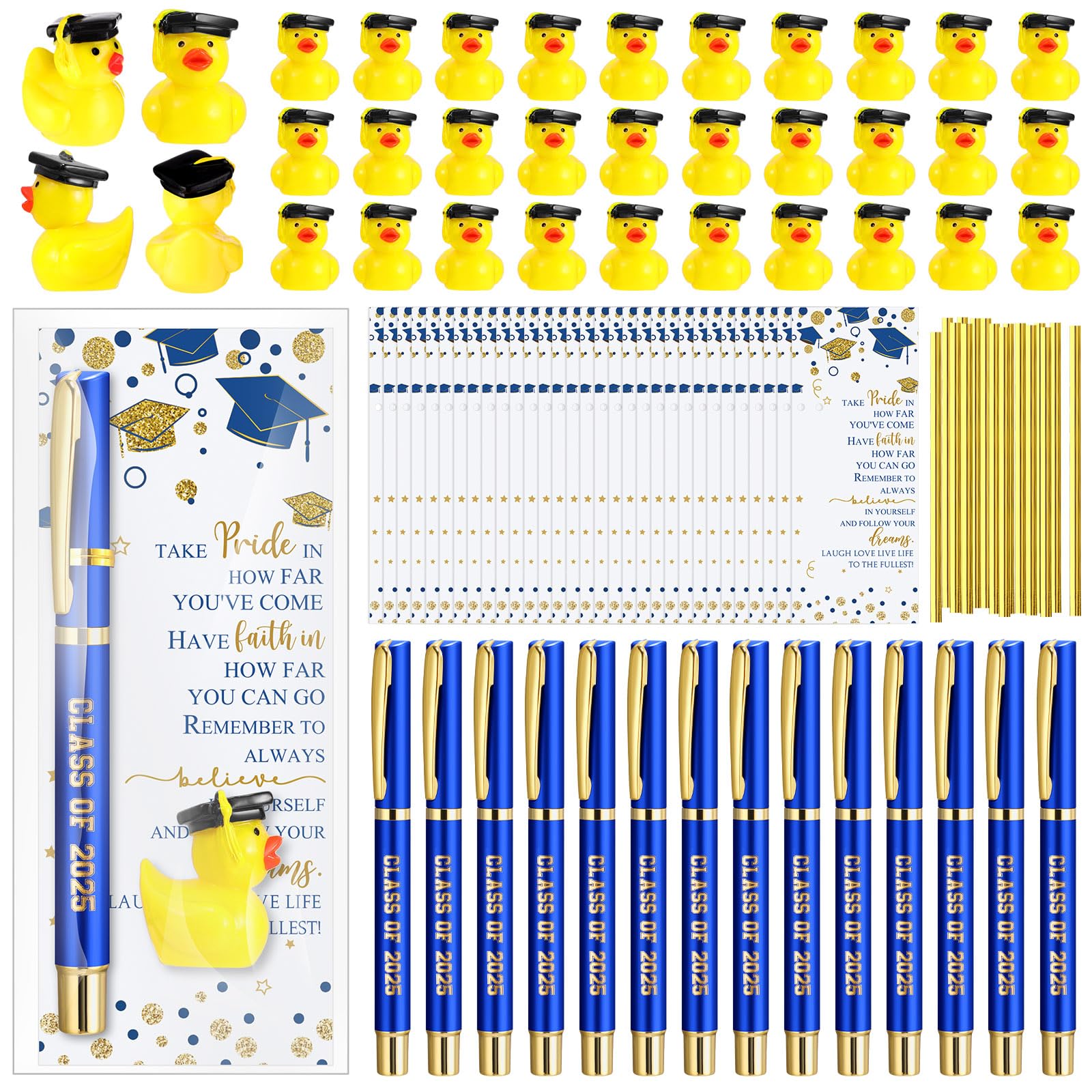 Sayglossy 30 Sets Graduation Gifts Bulk Class of 2025 Gel Ink Pen Mini ...