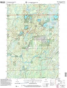 Amazon.com : YellowMaps Pike Lake NW WI topo map, 1:24000 Scale, 7.5 X ...