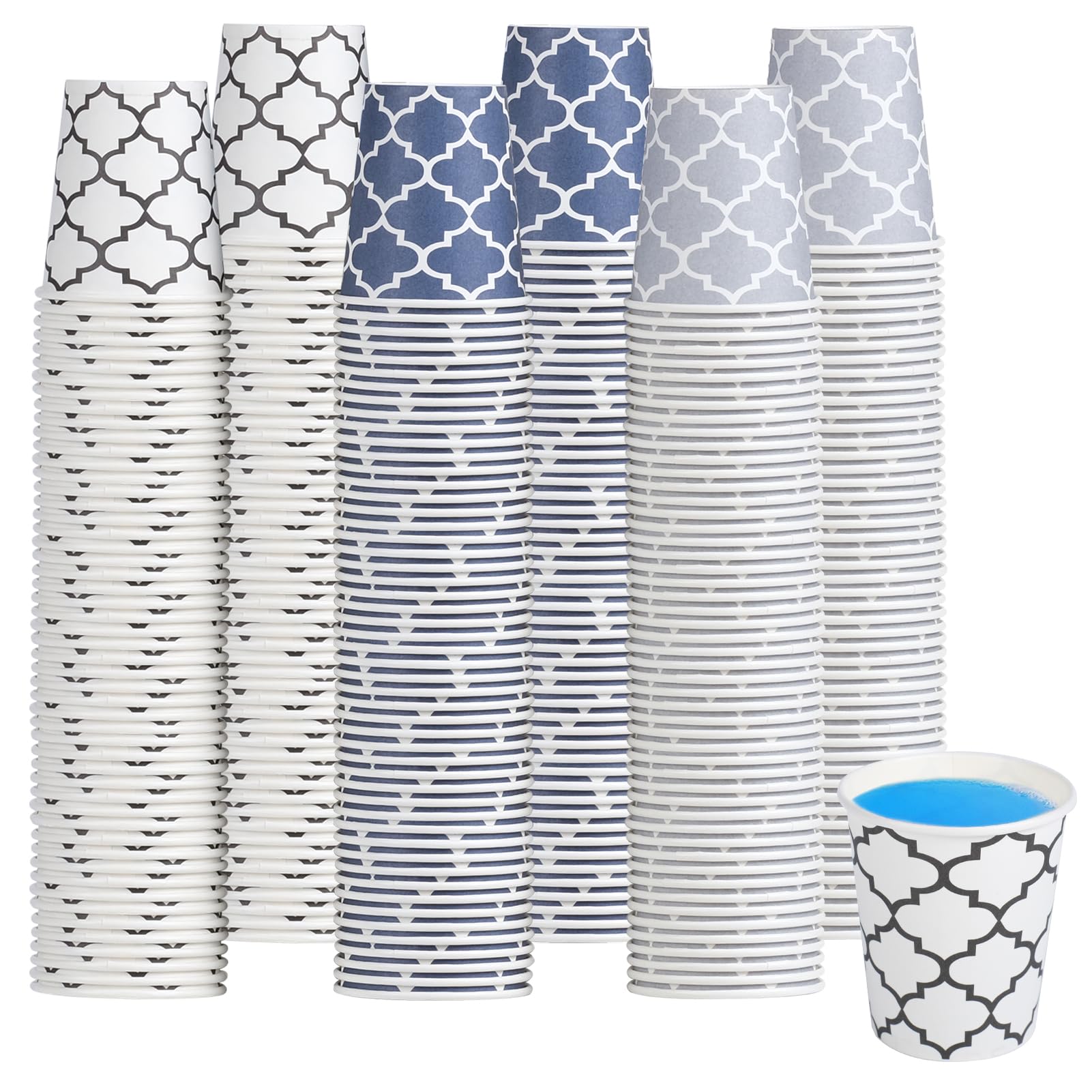 Clawsoff 1200 Pack 3 oz Paper Cups, Disposable Bathroom Cups, Small ...