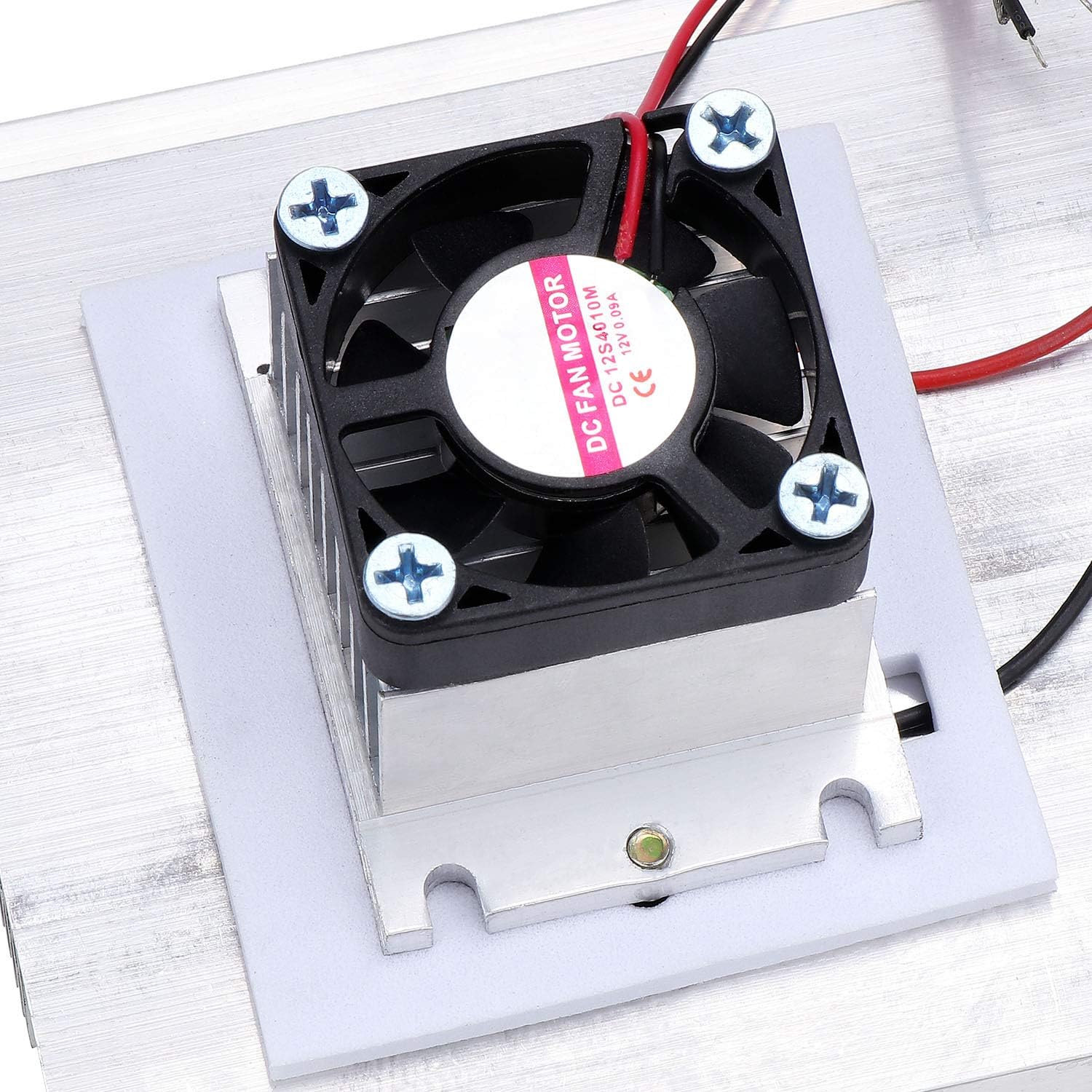 WiMas Thermoelectric Peltier Refrigeration Cooling System, 12V 10A Mini Air Conditioner Fridge ...