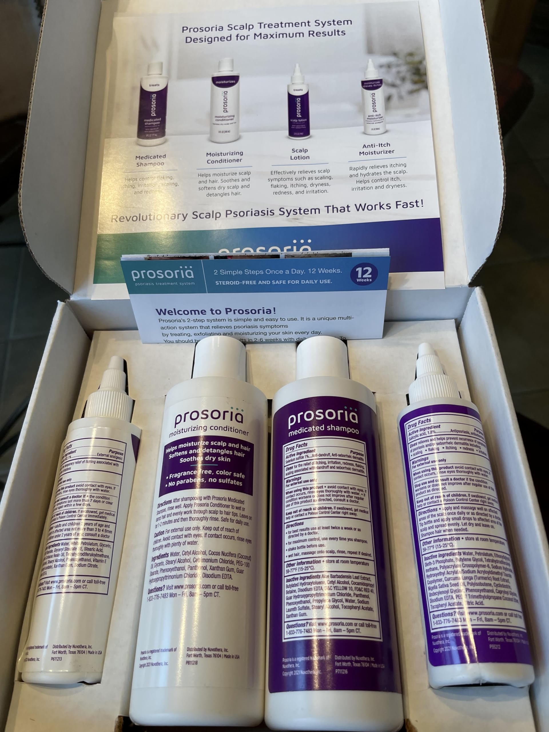 Mua Prosoria Scalp Treatment Kit (4-Pack) Relieves Scalp Psoriasis ...