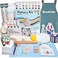 Amazon.com: Pottery Kit for Beginners, 4.4Lbs Air Dry Clay for Adults ...