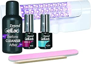 Depend GelLack - Kit básico de esmalte permanente: Amazon.es: Belleza