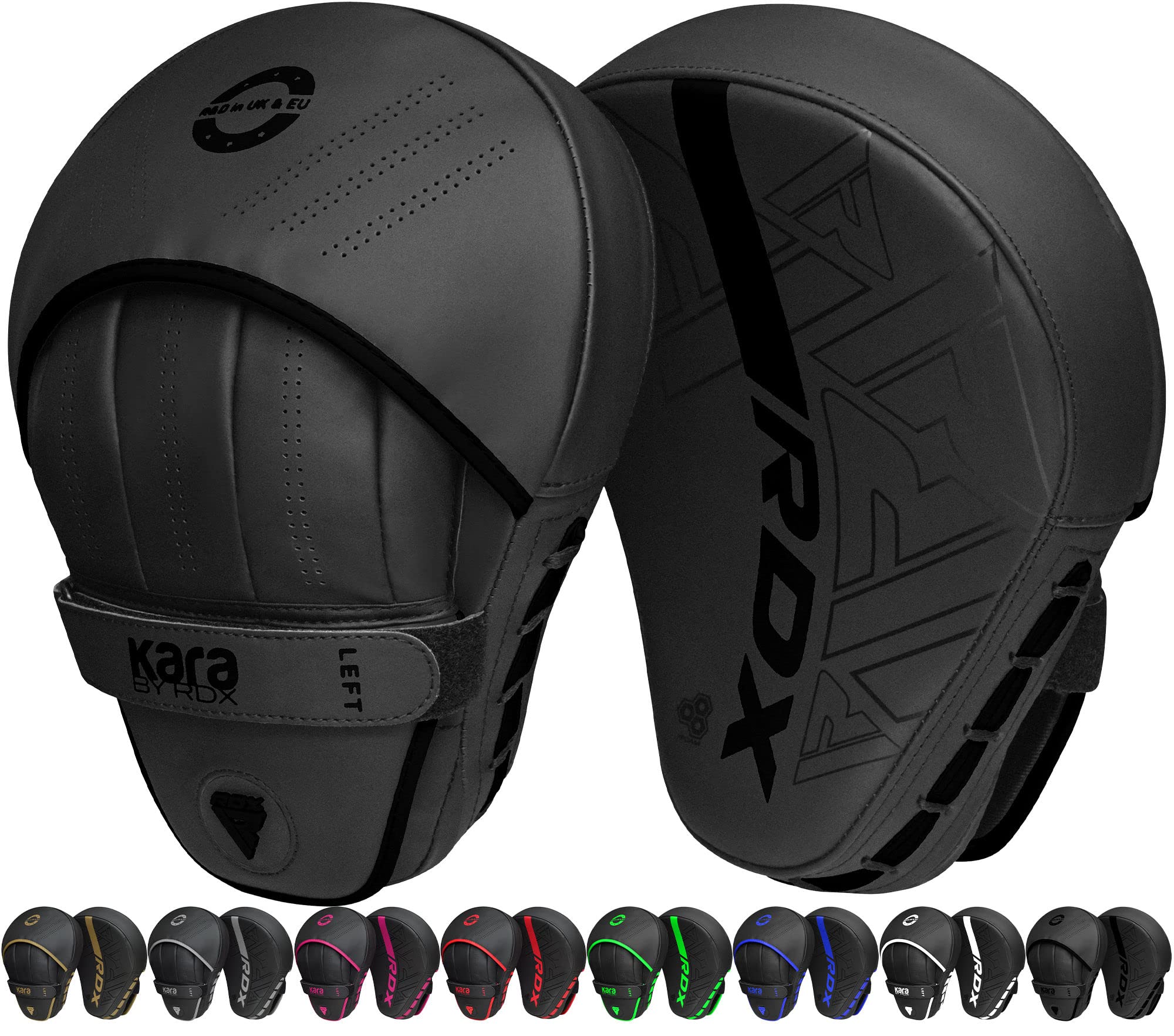 Mua RDX Boxing Pads Curved Focus Mitts, Maya Hide Leather Kara Hook and ...