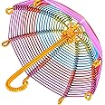 Amazon.com: TEHAUX Mini Doll Umbrella, Miniature Umbrella Metal Wire ...
