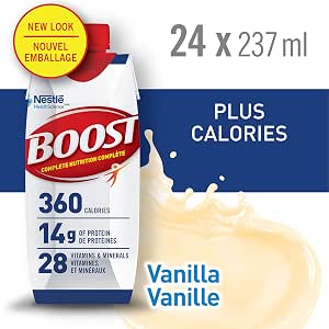 BOOST Plus Calories Vanilla, 24x237ml (Pack of 24): Amazon.ca: Health ...
