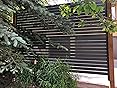 Amazon.com : Stratco Aluminum Slat Fence Gate 71" High x 40" Wide ...