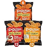 Amazon.com: Popchips Ridges Potato Chips Variety Pack, Single Serve 0.8 ...