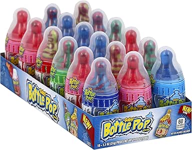 Topps Baby Bottle Pop Candy, 18-Count: Amazon.ca: Grocery