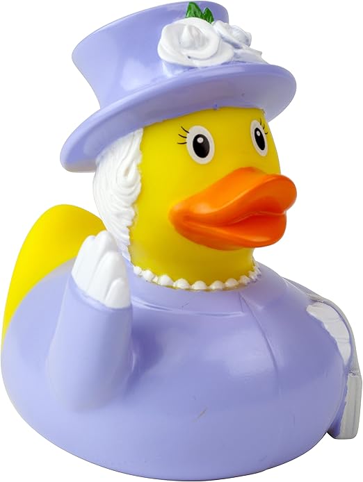 Queen Elizabeth Duck British Royal Family Rubber Duck: Amazon.co.uk ...