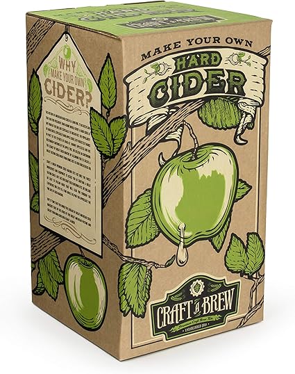 Craft a Brew BK-CID Brewing – Hard Cider Kit – Starter Set Makes 3 1 ...