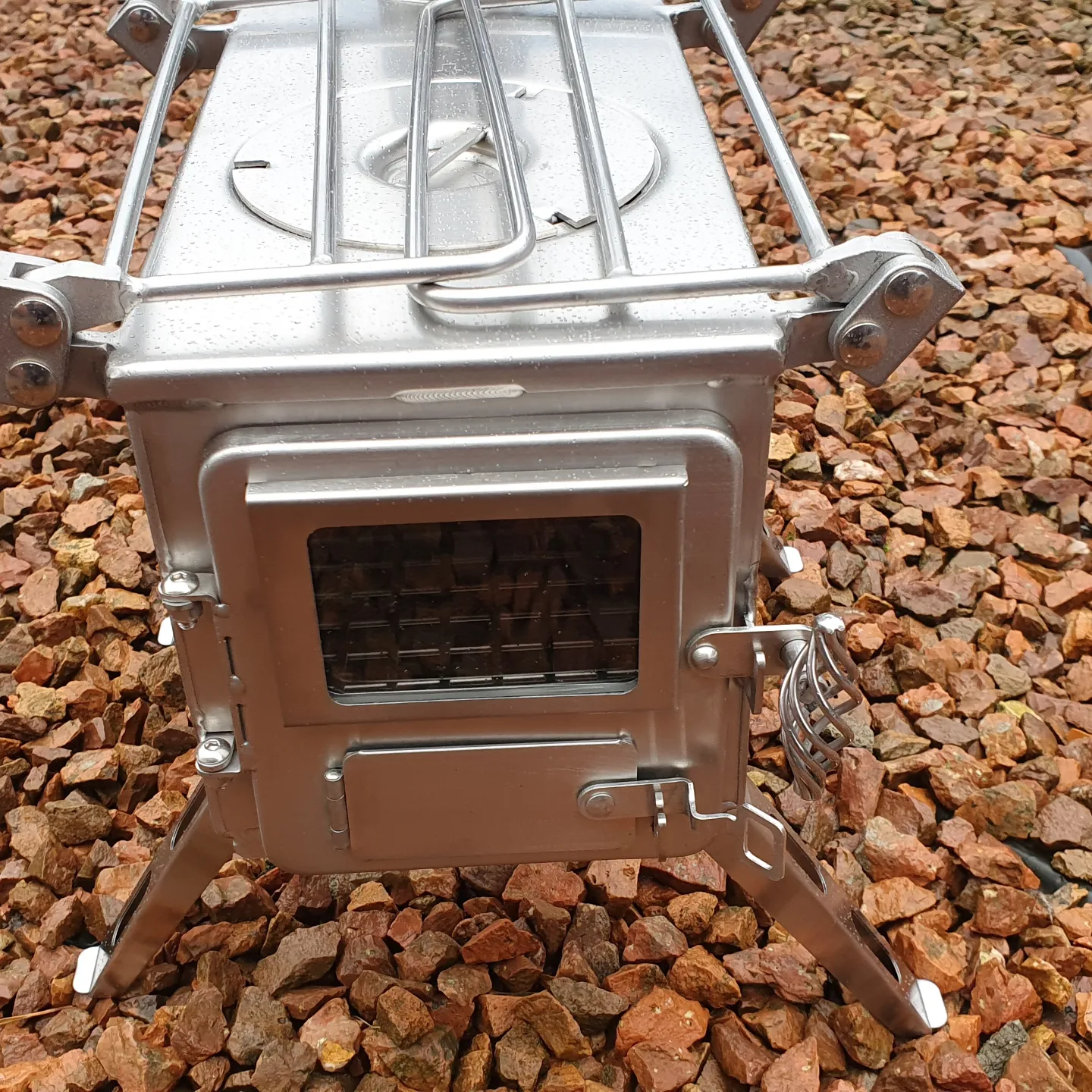 Amazon.com: WINNERWELL Nomad Small Tent Stove | Portable Tiny Wood ...