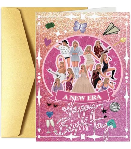 Taylor Swift Candle Personalised Taylor Swift Birthday Card - Custom ...