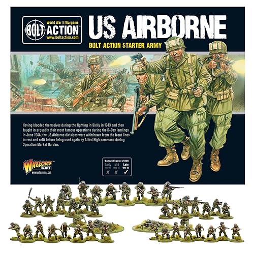 Wargames Delivered Bolt Action Miniatures - US Airborne Starter Set ...