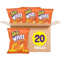 Amazon.com: Takis Waves Intense Nacho, Nacho Cheese Flavored Cheesy ...