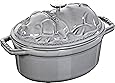 Amazon.com: Staub Piggy Cocotte, Graphite Grey, 17 cm: Kitchen & Dining