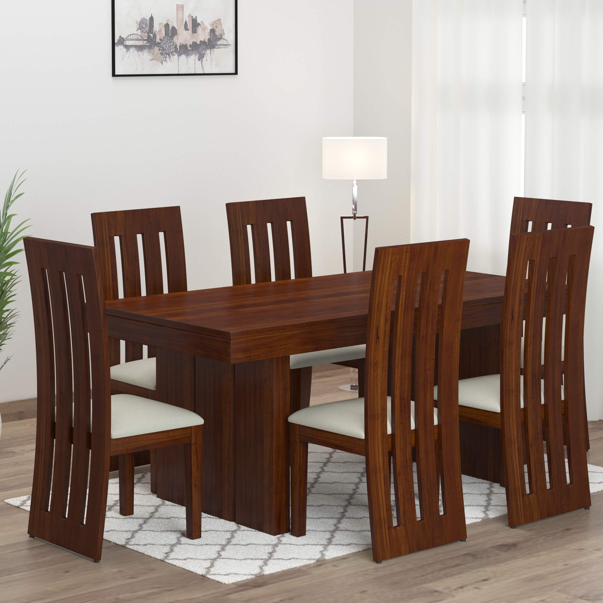Buy MAMTA DECORATION Sheesham Wood Dining Table Set With 6 Chair For Buy MAMTA DECORATION Sheesham Wood Dining Table Set With 6 Chair For