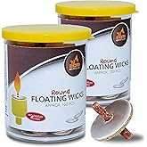 Amazon.com: Ner Mitzvah Round Floating Wicks – 50 Count (Approx ...