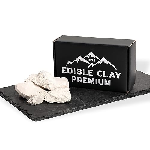 HITT Premium Edible White Clay — Earthy Flavor Crunchy Dirt Chunks for ...