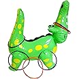Amazon.com: Dondor Enterprises Inflatable Alligator Ring Toss Game, 22 ...