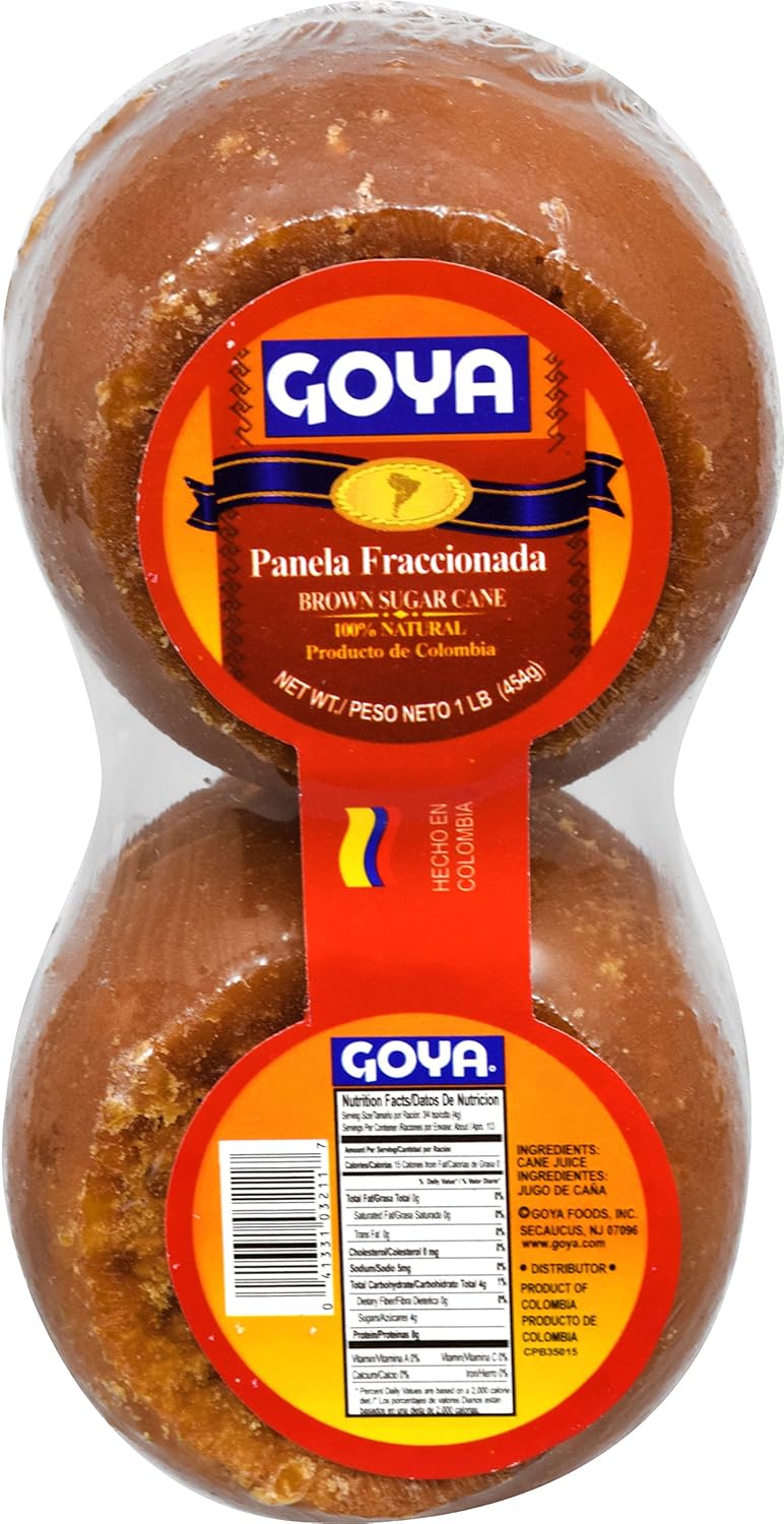 Amazon.com : Goya Foods Panela Fraccionada Brown Sugar Cane, 16 Ounce ...