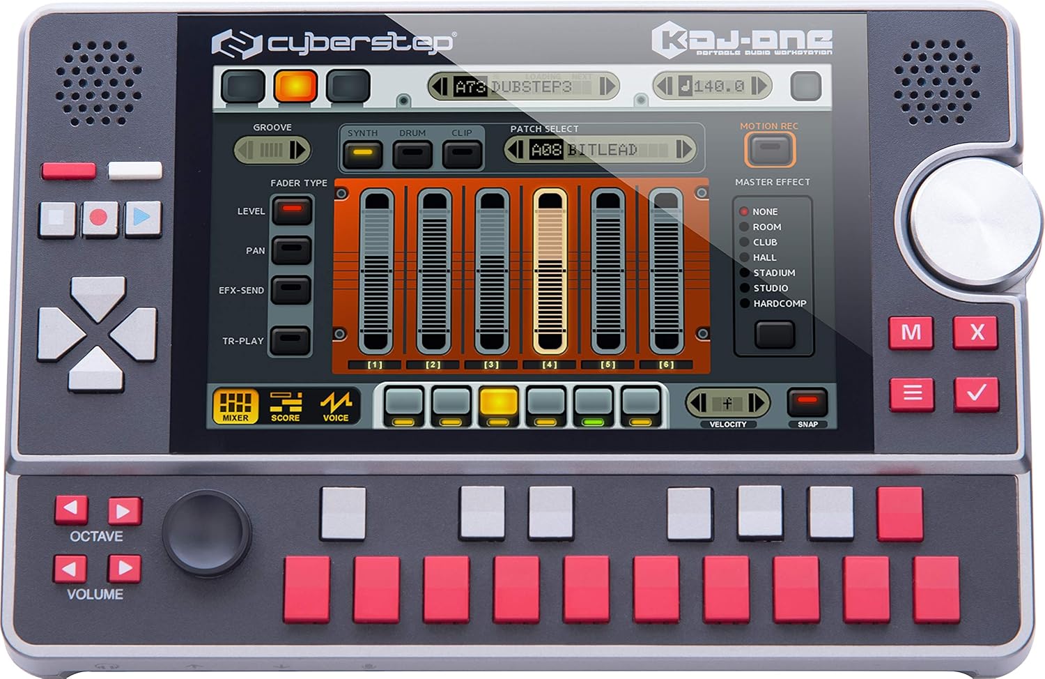 Amazon | CyberStep KDJ-ONE ポータブル・オーディオ・ワークステーション ブラック | DTMセット | 楽器